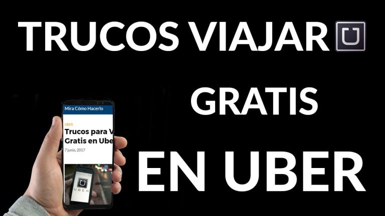 Viaje gratis en uber | Actualizado diciembre 2024