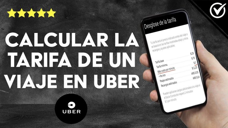 Calcular viaje en uber | Actualizado septiembre 2025